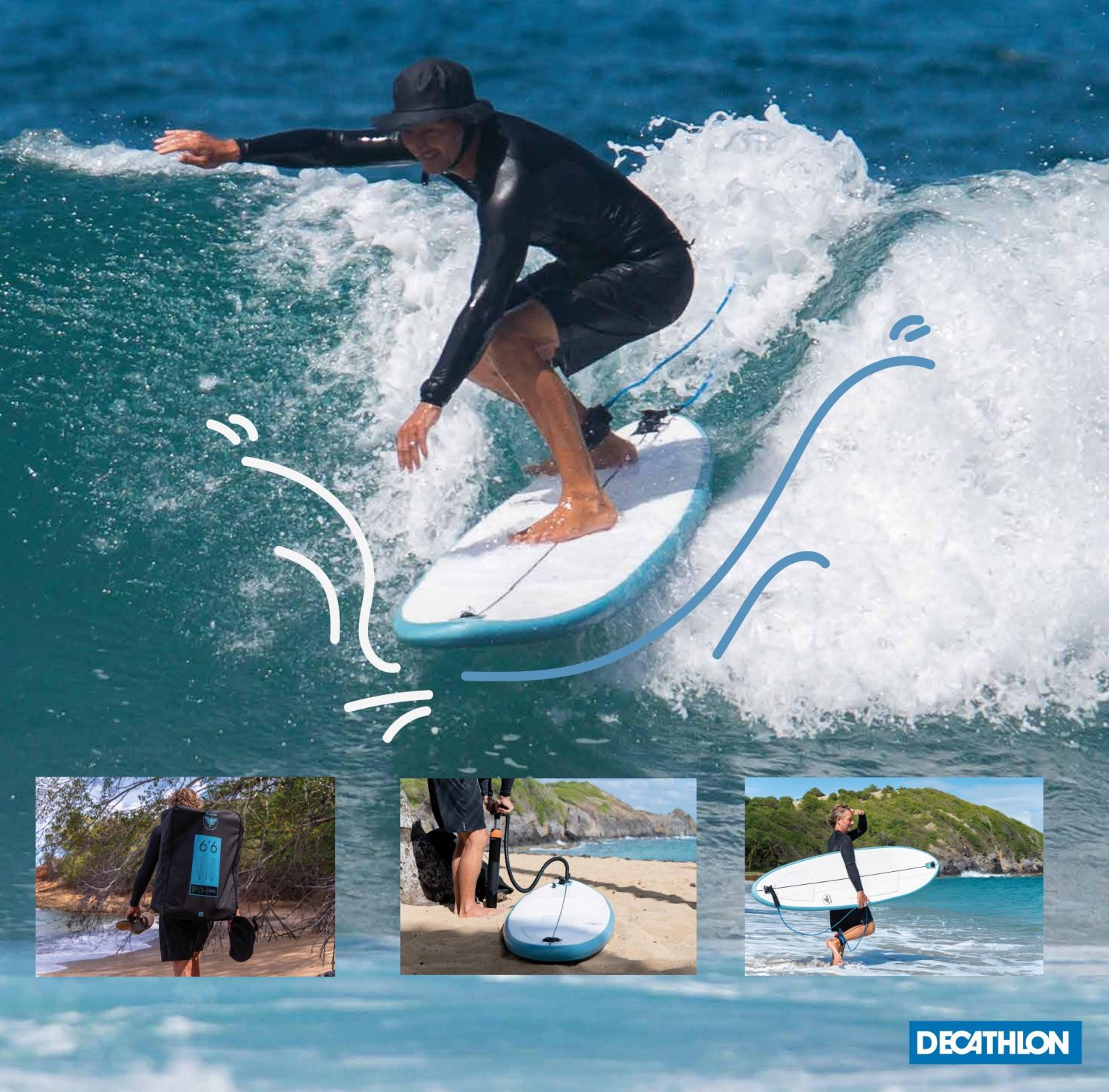 DECATHLON NOS PRESENTA SUS INNOVACIONES PARA WINDSURF, PADDLE SURF ...